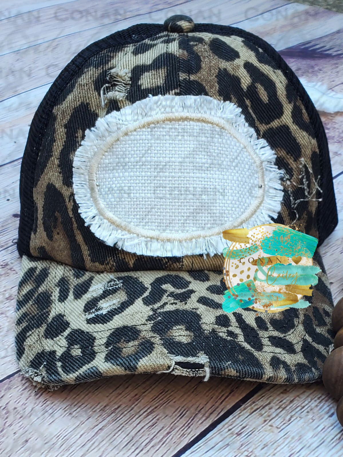 10 Bundle of VANILLA Oval Raggy Hat Patches Satin Stitch – Conan and Cailey